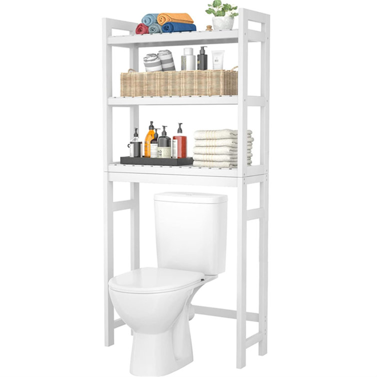 Rebrilliant Nanhey Bamboo Freestanding Over-the-Toilet Storage | Wayfair